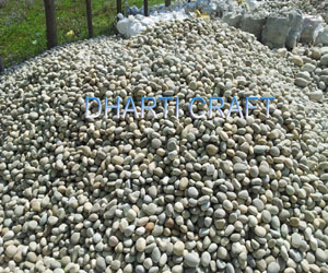 White River pebbles - Stone Rock Garden Landscape Price India